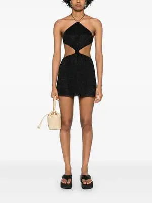 Oseree Lumiére Knot Mini Dress