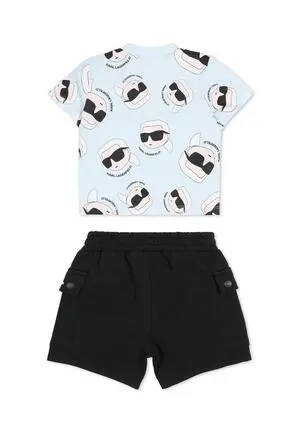 Karl Lagerfeld Ikonik Karl Cargo Shorts Set