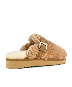 Mou Leather-trim Slippers