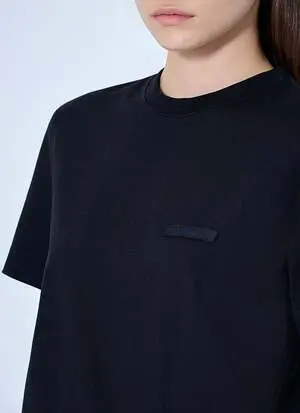 Jacquemus Gros Grain Short-sleeve T-shirt - Black