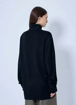 RIER Polar Jogging Virgin Wool Half-zip Top - Black