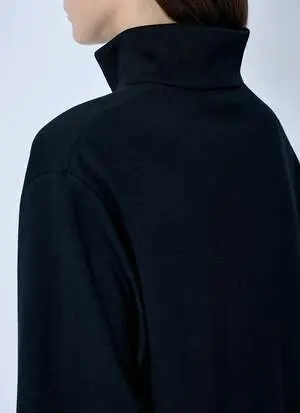 RIER Polar Jogging Virgin Wool Half-zip Top - Black