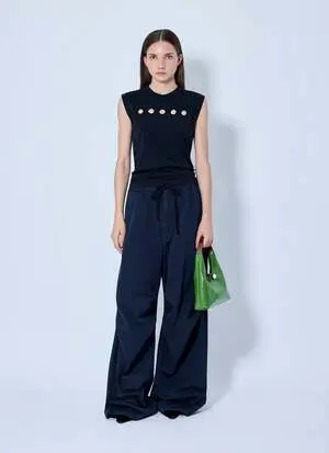 Marni Sleeveless Top With Cut-out Detailing - Black