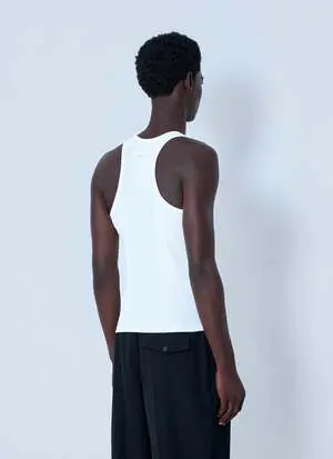 JEAN PAUL GAULTIER Ribbed Tank Top With Metallic Hardware