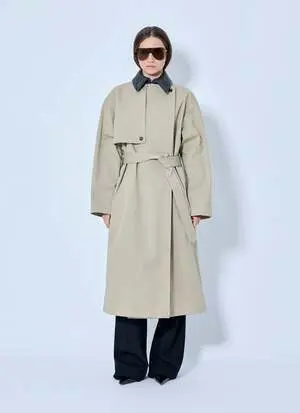 Bottega Veneta Light Cotton Trench Coat
