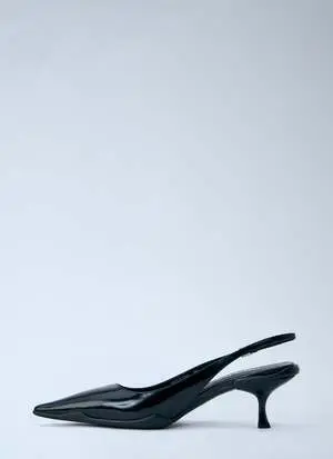 Prada Pointed-toe Slingback Pumps - Black