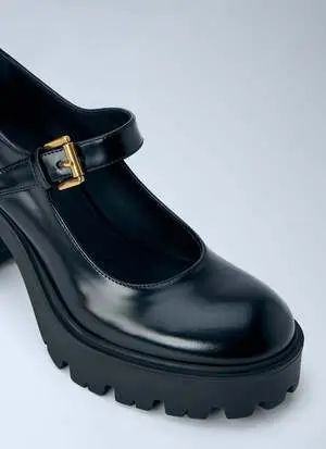 Prada Brushed Leather Pumps