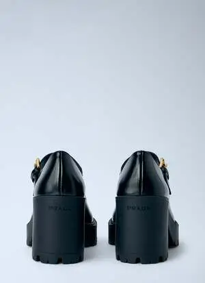 Prada Brushed Leather Pumps