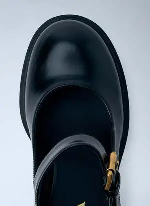 Prada Brushed Leather Pumps
