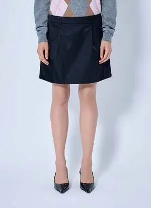 Prada Re-nylon Mini Skirt - Black