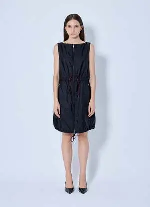 Prada Re-nylon Mini Dress - Black