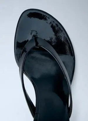 JUDE Rooty Leather Thong Sandals