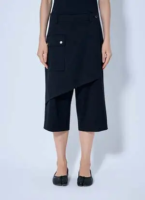 KIKO KOSTADINOV Linnet Wrap Culottes - Black