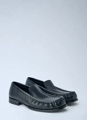 Dries Van Noten Textured Leather Loafers