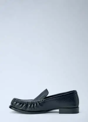 Dries Van Noten Textured Leather Loafers