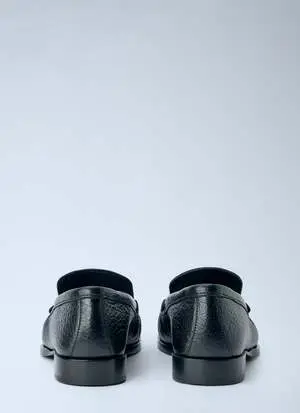 Dries Van Noten Textured Leather Loafers
