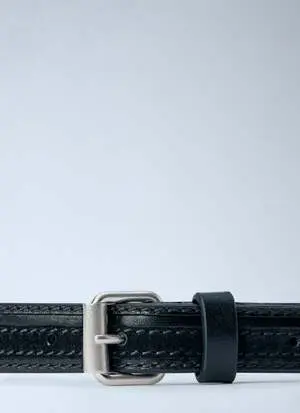 Dries Van Noten Smooth-grain Leather Belt