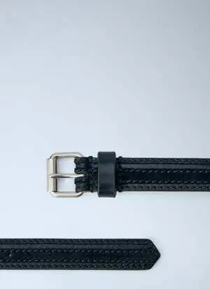 Dries Van Noten Smooth-grain Leather Belt
