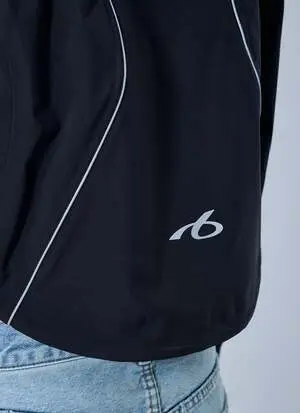 Balenciaga Cropped Hooded Jacket