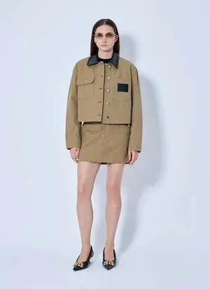 Balenciaga Cotton Mini Skirt