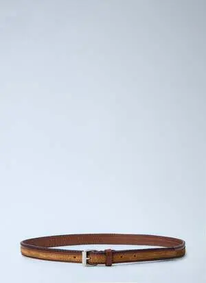 Dries Van Noten Textured Leather Belt