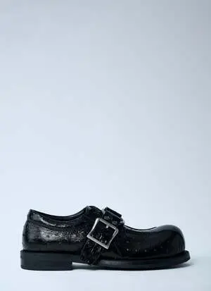 Martine Rose O Ring Leather Shoes - Black