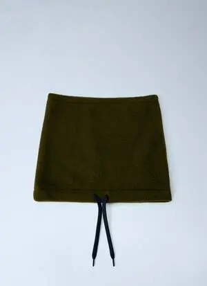 RIER Natural Fleece Neck Warmer - Green