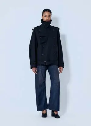 MAISON MARGIELA Double-breasted High-collar Jacket