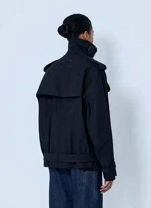 MAISON MARGIELA Double-breasted High-collar Jacket