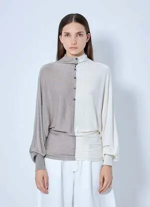 Jacquemus Le Losange Knit Polo - Cream