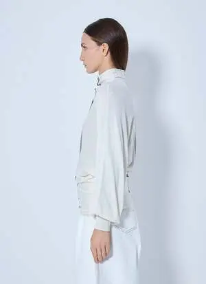 Jacquemus Le Losange Knit Polo - Cream