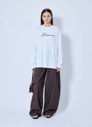 Jacquemus Long Sleeve T-shirt - White