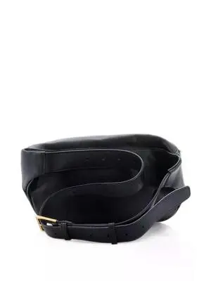Saint Laurent Classic Monogram Leather Belt Bag - Black