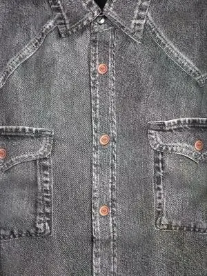 PIERRE-LOUIS MASCIA Aloe Western-style Denim Shirt