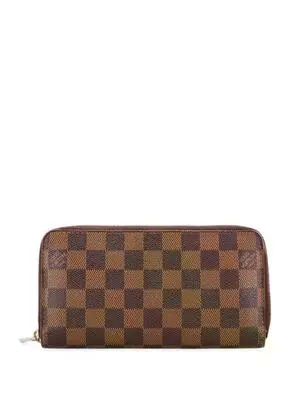 LOUIS VUITTON Zippy Wallet Damier Small Wallets - Brown