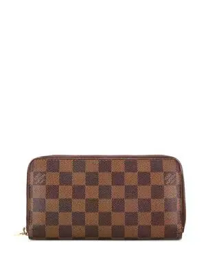 LOUIS VUITTON Zippy Wallet Damier Small Wallets - Brown