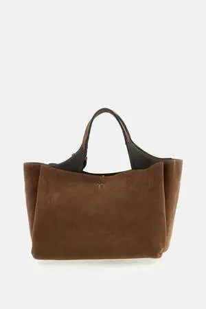 TOD'S Borsa Apa 2 Manici Mini Suede - Brown