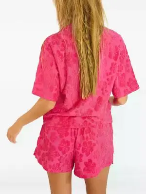 BANANA MOON Floral-pattern Terry-cloth Shirt