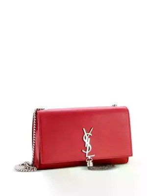 Saint Laurent Classic Monogram Tassel Leather Medium Crossbody Bag