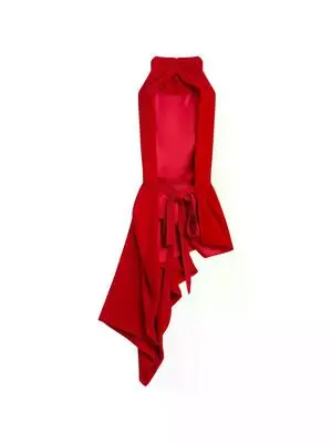 Givenchy Draped Top In Velvet With Open Back