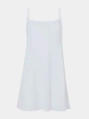 Hunza G Twisty Strap Mini Dress