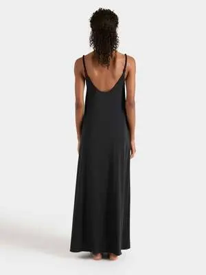 Hunza G Twisty Strap Long Dress