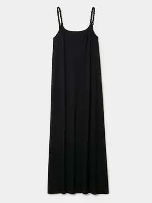 Hunza G Twisty Strap Long Dress