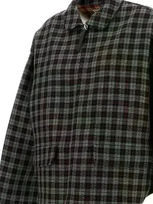 Marni Check-pattern Zip-up Jacket - Grey