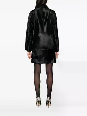 Nour Hammour Stella Lamb-hair Coat