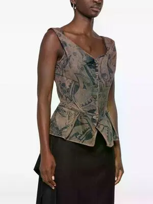 VIVIENNE WESTWOOD Monday Bizarre-print Top
