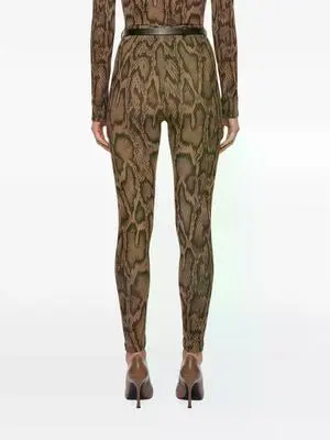 Wolford Snake-print Trousers