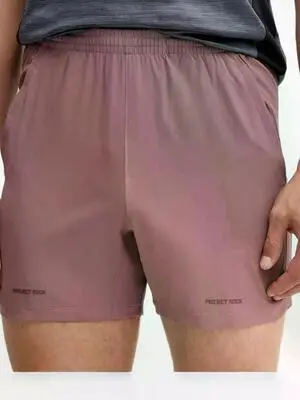 Under Armour Project Rock Elasticated-waistband Shorts - Pink