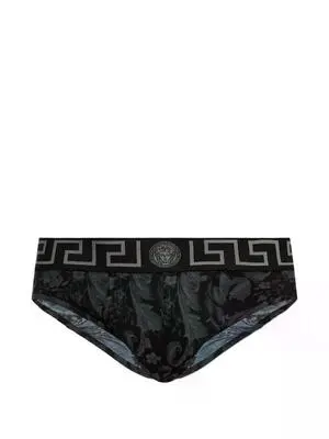 Versace Greca Barocco-print Briefs