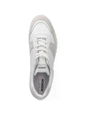Novesta Marathon Panelled Leather Sneakers - White
